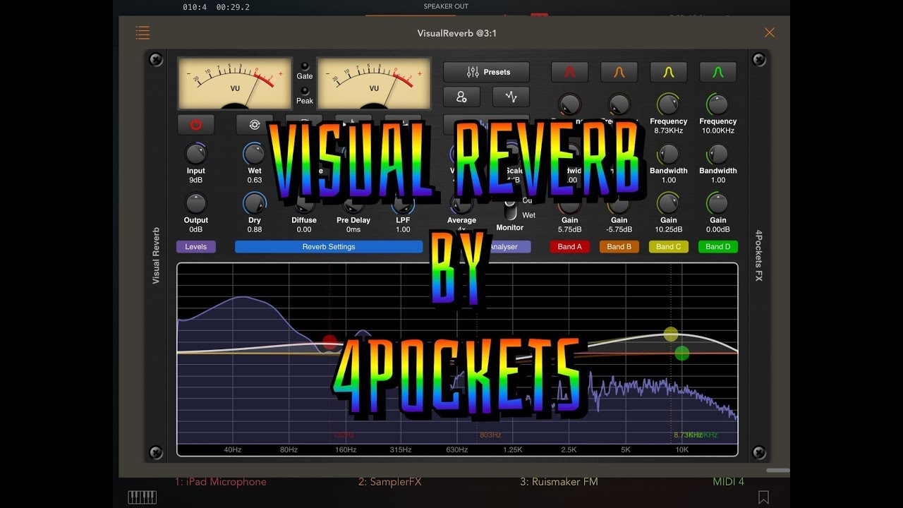 Visual Reverb by 4Pockets - Epic New AUV3 - Live Demo for the iPad ...