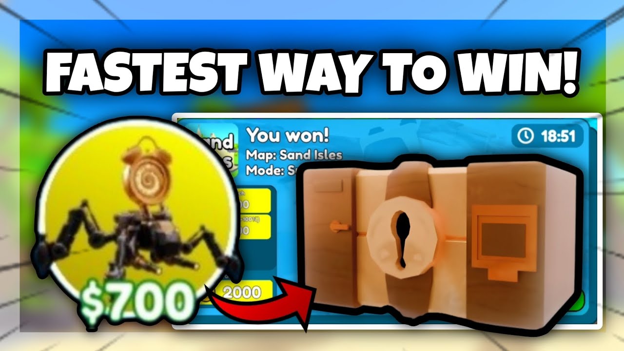 💥How To Win *COCONUT CRATE* in Sand Isles Fast & Easy!💥 Toilet Tower ...