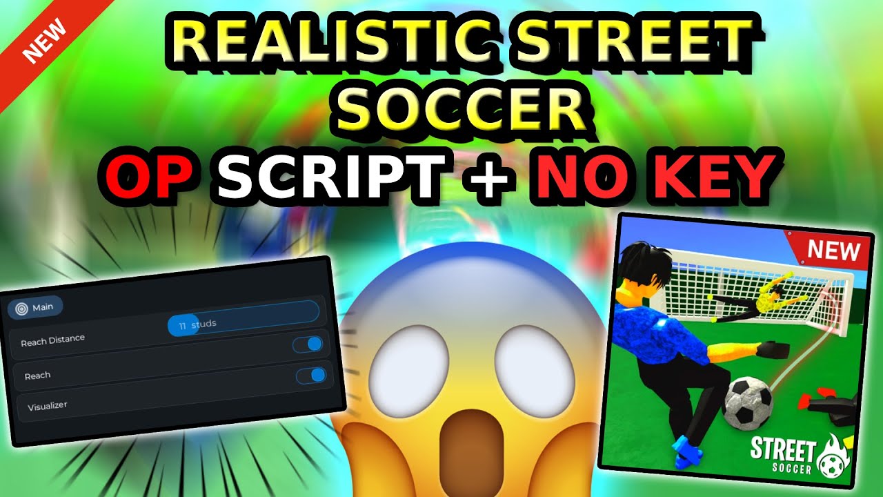 *NEW* Realistic Street Soccer OP Script ( REACH, VISUALIZER & MORE ...