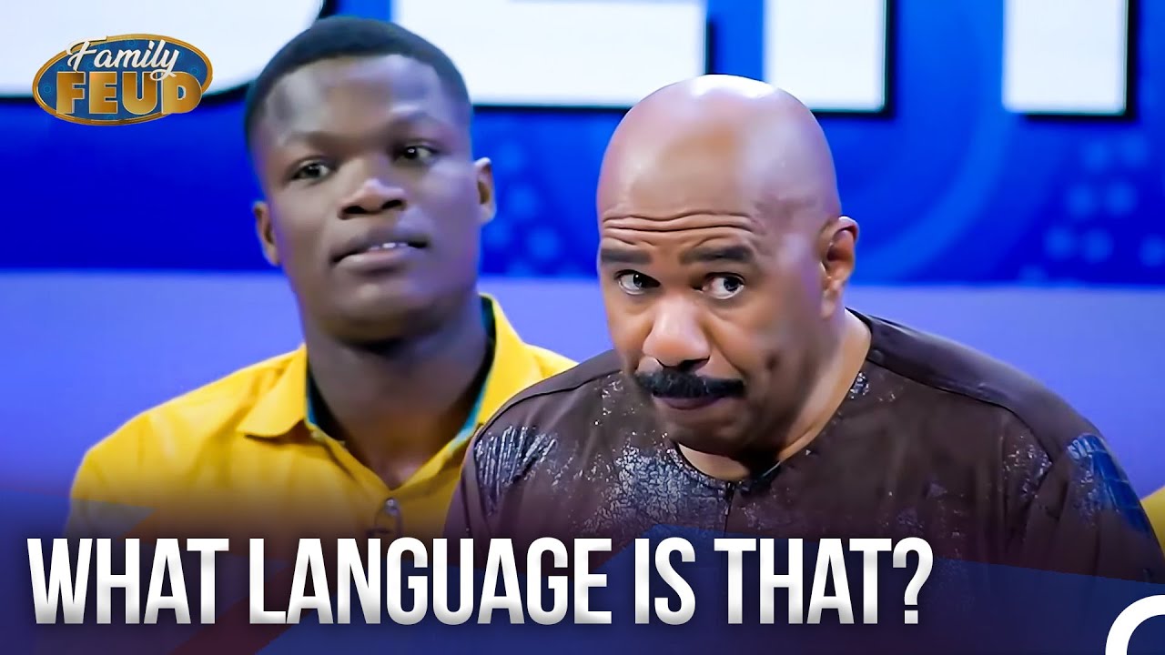 Jordan's Answer Confuses Steve Harvey! | Family Feud Ghana - YouTube