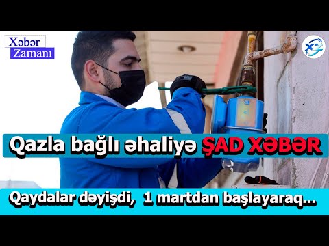 Qazla bağlı əhaliyə ŞAD XƏBƏR: qaydalar dəyişdi, 1 martdan başlayaraq...
