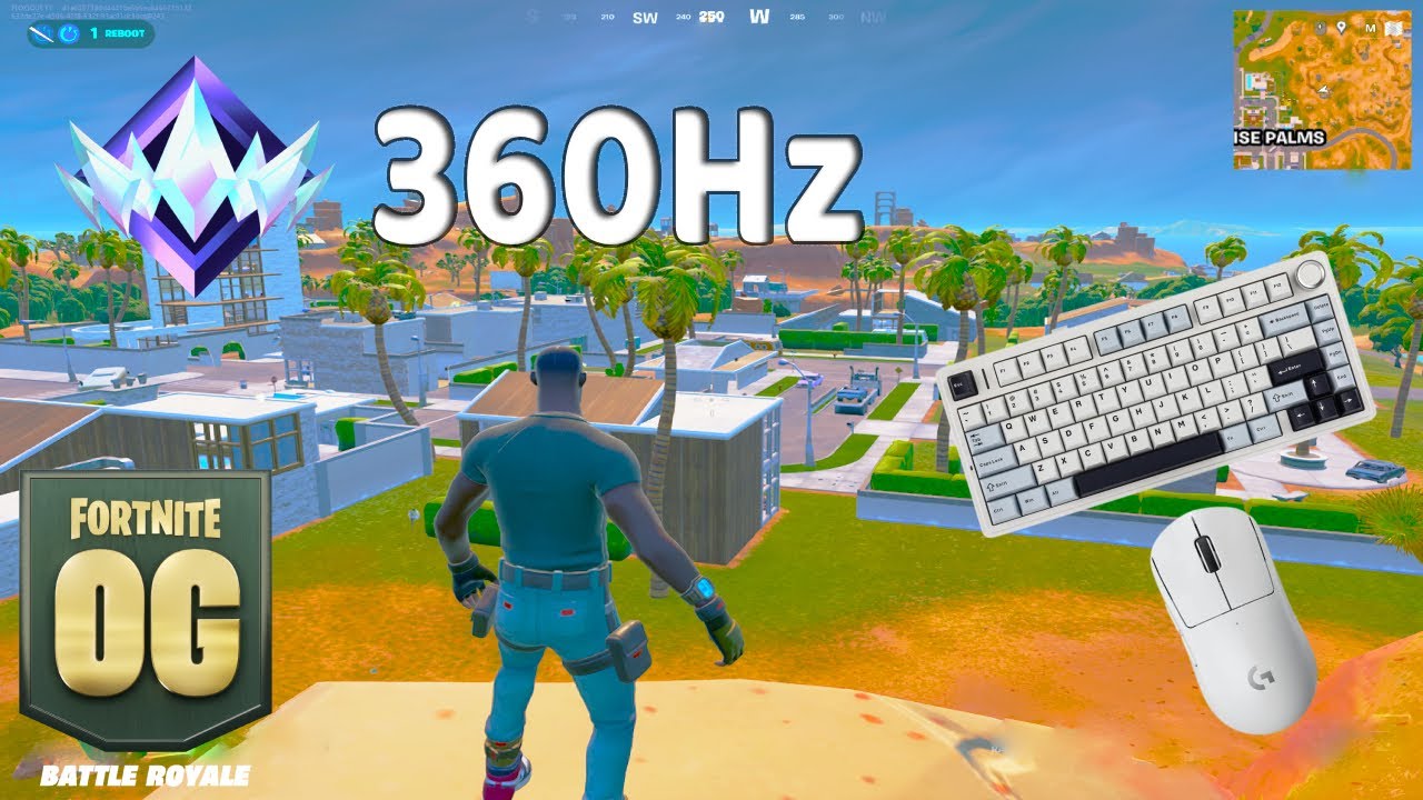 FORTNITE OG 🏆 Ranked Reload Solo Gameplay 😴 Satisfying Keyboard 😴 360 ...