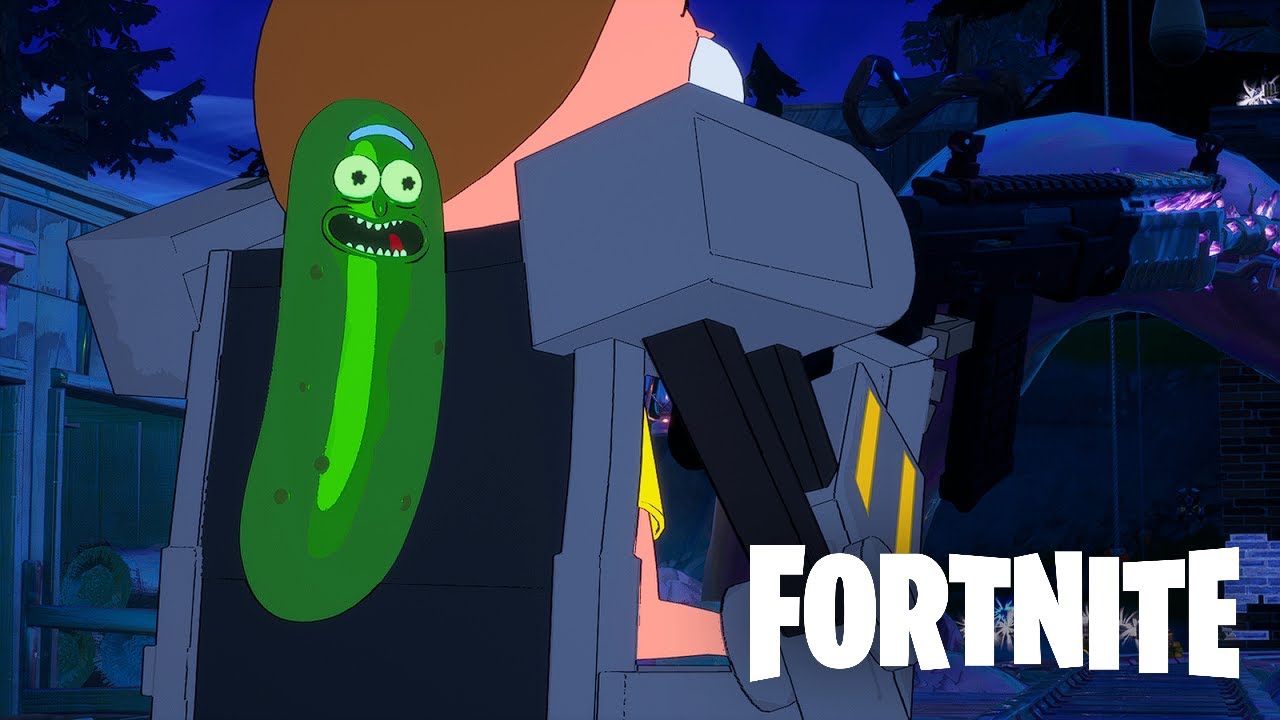 Pickle Rick - Five Minutes of Fortnite - YouTube