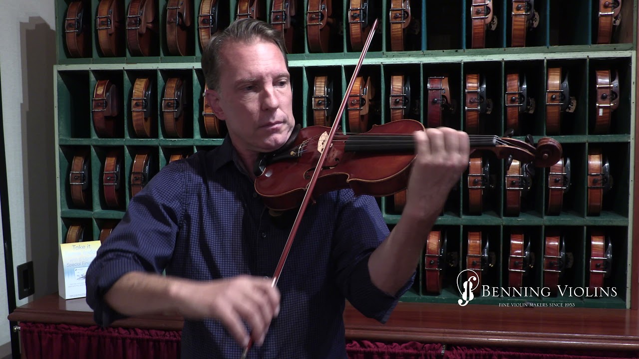 Fine 1892 Violin Crafted by Violinmakers Gand & Bernadel for Sale - YouTube