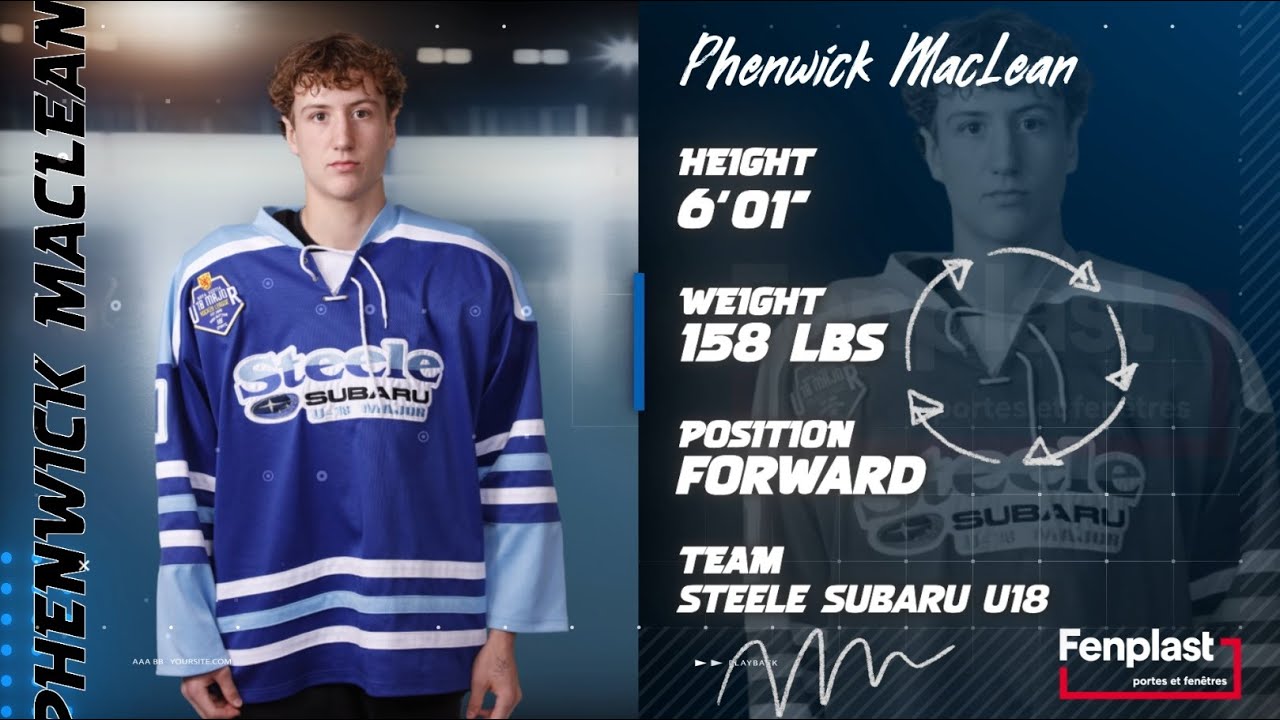 Fenplast QMJHL Prospects | Phenwick MacLean - YouTube