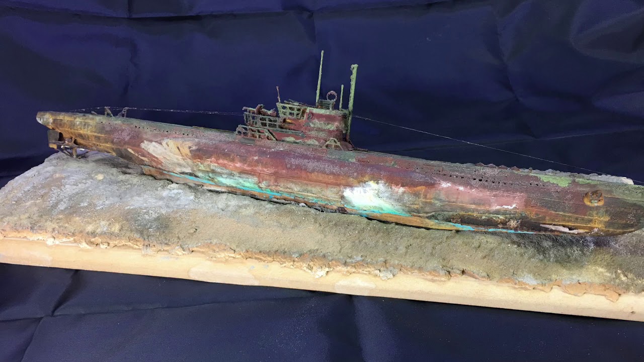 Scuttled (Operation Deadlight) Revell 1/144 U Boat at the bottom of the ...