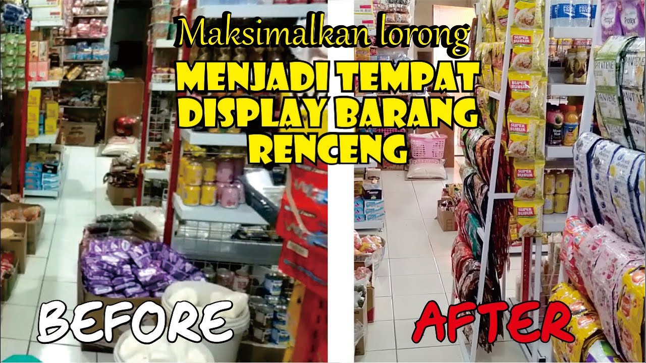 Toko Part 2 - Memaksimalkan lorong rak menjadi tempat display bumbu dan ...