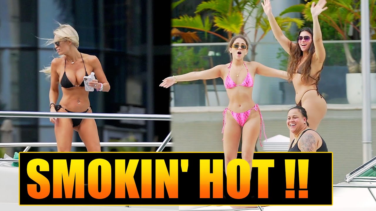 Best Boats And Girls At The Miami River Boat Zone Miami Youtube