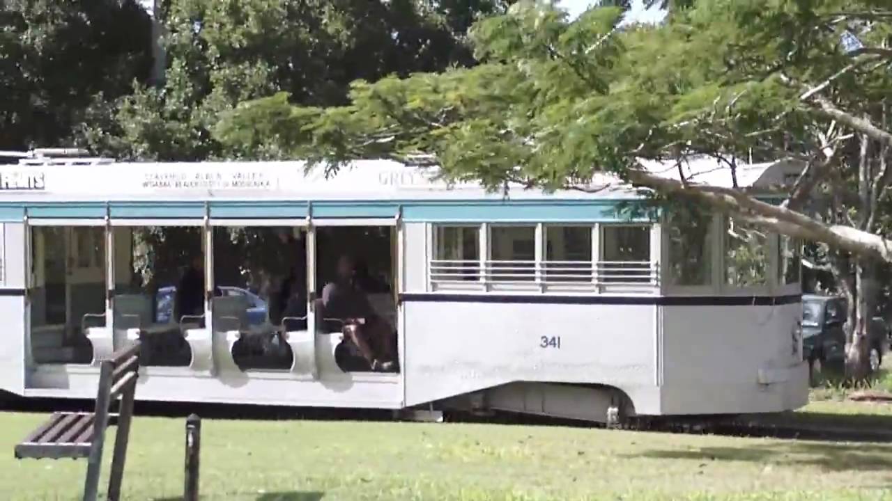 Brisbane Drop Centre Tram 341 at Brisbane Tramway Museum Queensland. 30 ...
