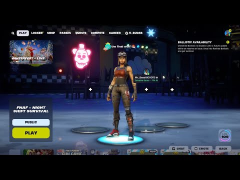 Fortnite FNAF-NIGHT SHIFT SURVIVAL - YouTube