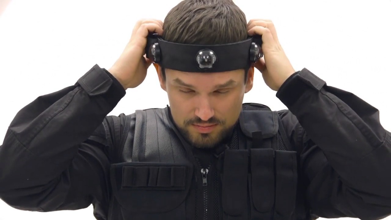 Smart RGB headband for laser tag - YouTube