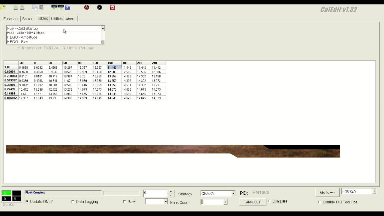 Base Calibration Setup - Part 3 (Tables) - YouTube