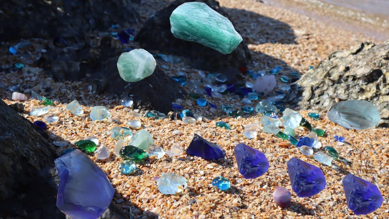 Millions of Diamond , Crystal around Stone ! Hunting Gemstone on Rock ...