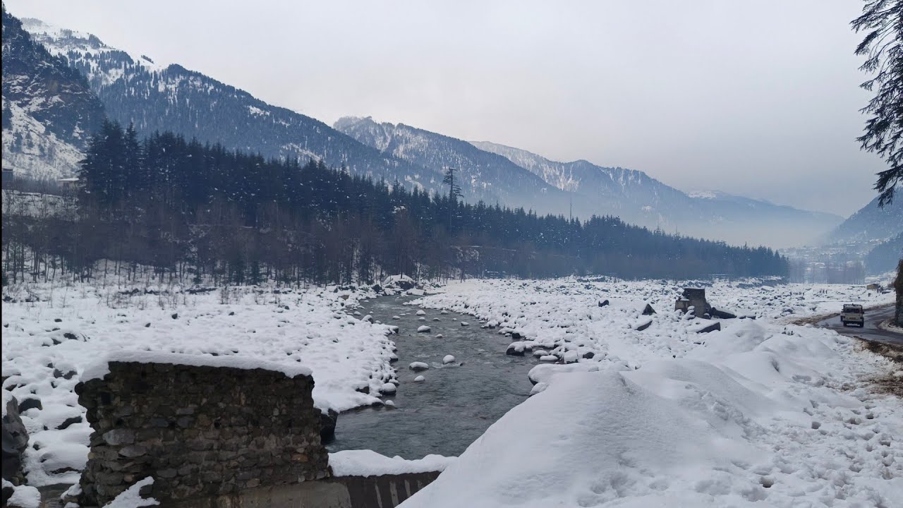 Winter Wonderland in Manali || Exploring the Magic of Snowfall || 4K ...