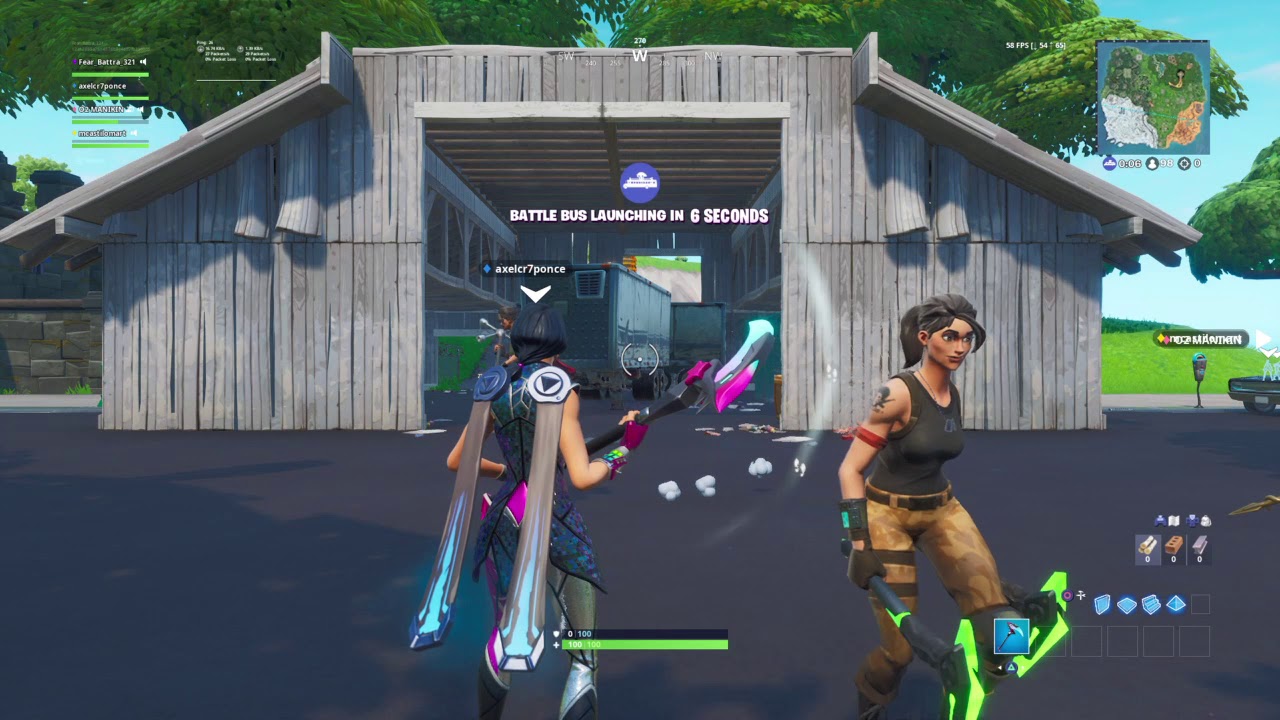 Fortnite battle royale now and then - YouTube