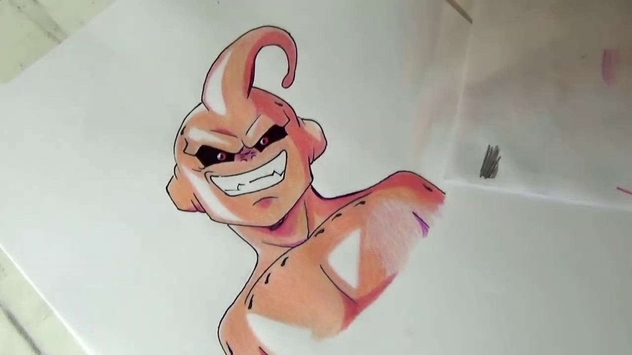 Desenhando Majin Boo - Speed Drawing - YouTube