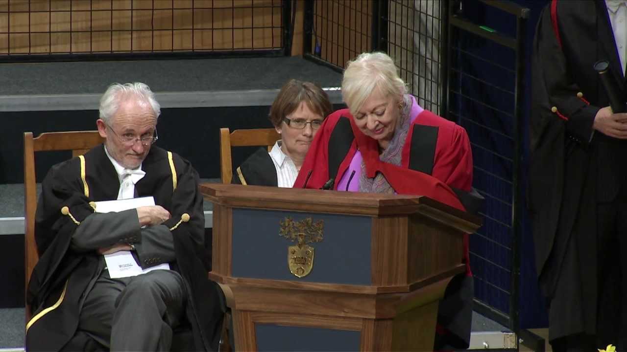 Biddy Baxter - Honorary Degree - University of Leicester - YouTube