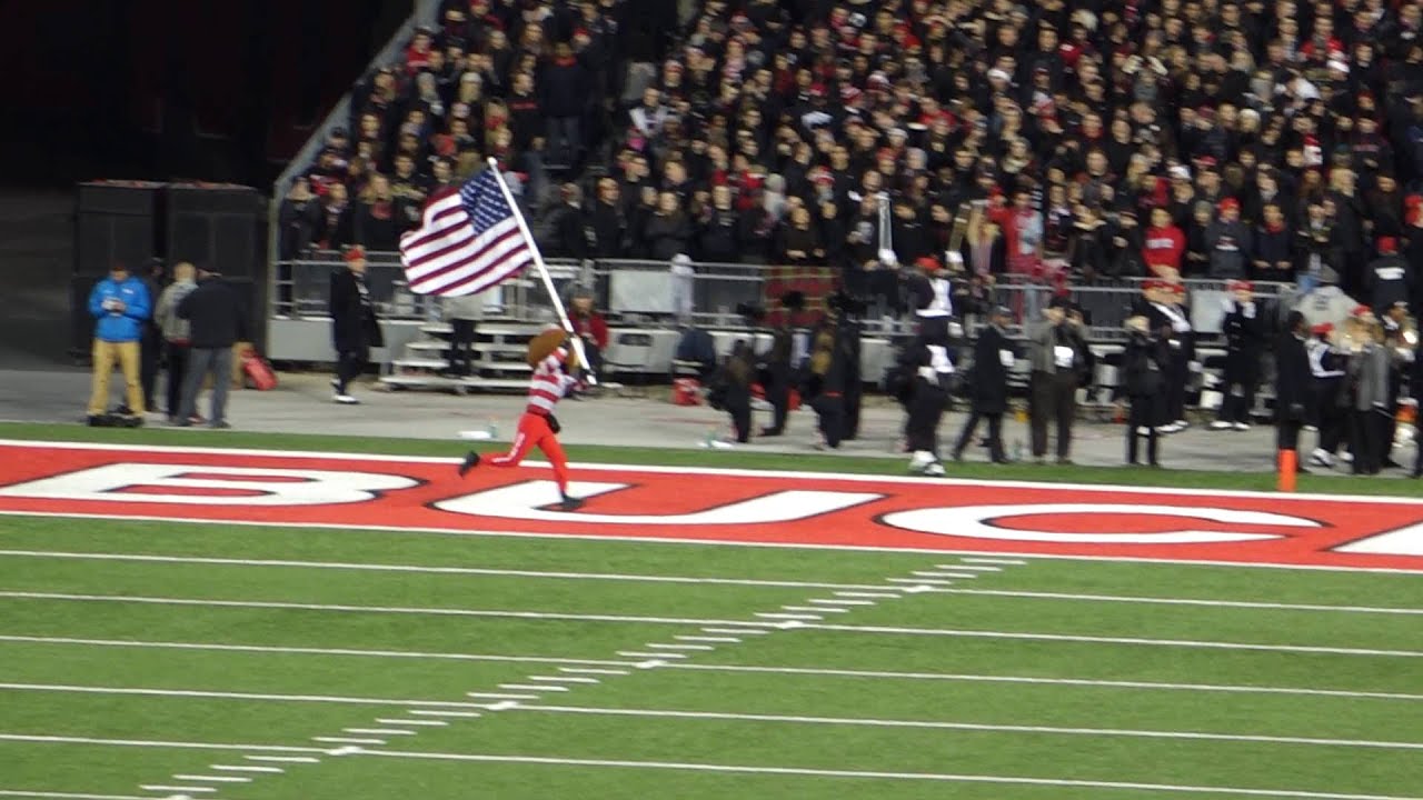 Ohio State Marching Band Touchdown End Zone Celebration Two 10 17 2015 ...