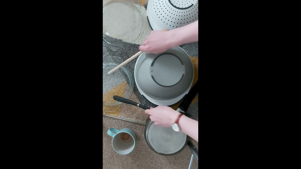 Kitchen Drum kit! - YouTube