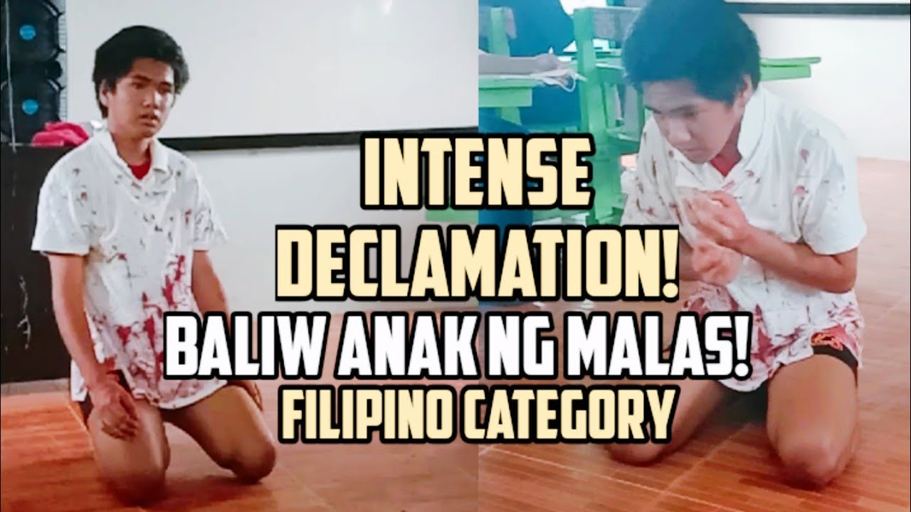 Deklamasyon | Baliw, Anak Ng Malas! | Filipino Category - YouTube