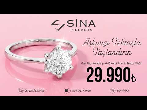 Sina Pırlanta’da 0,40 Karat Pırlanta Tektaş Yüzüğe Özel Fiyat! 💍✨