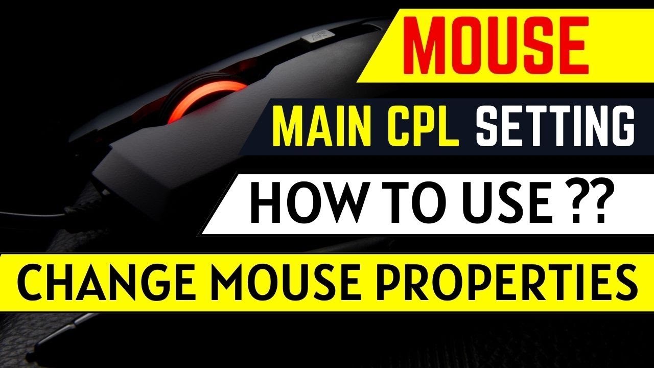 (Main.CPL) Use Change Mouse Properties #shorts #ytshorts #viral - YouTube