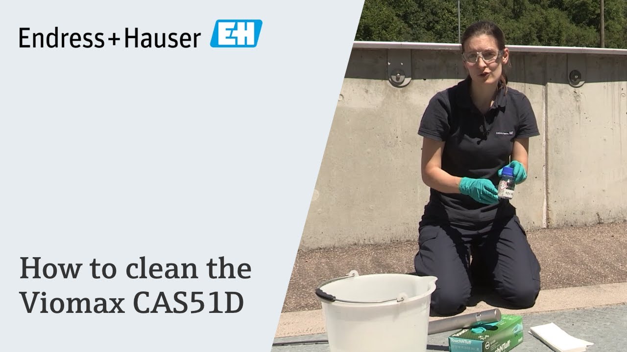 How to: cleaning of the Viomax CAS51D | #EndressHauser - YouTube