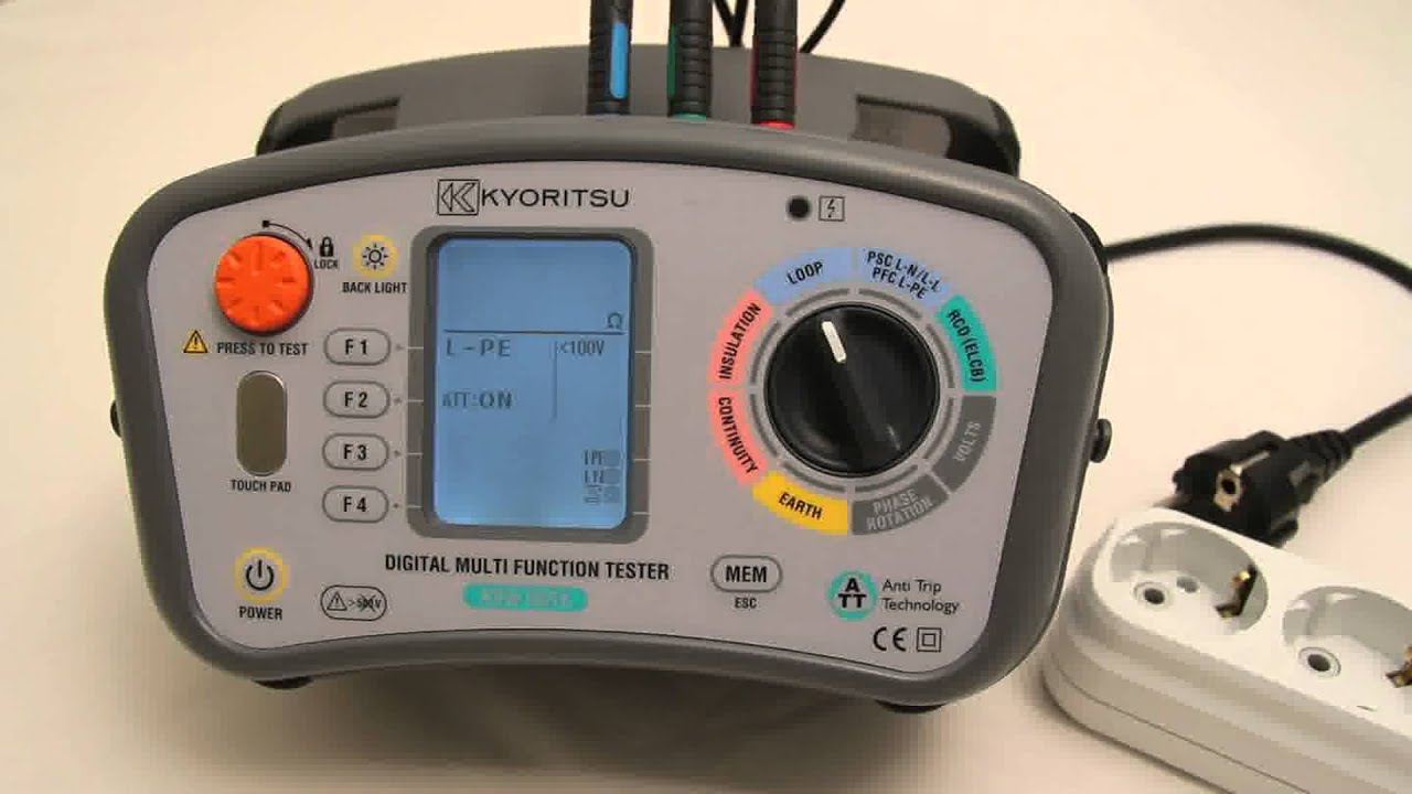 Kyoritsu KEW 6016, Çok Fonksiyonlu Test Cihazı (YENİ) - YouTube