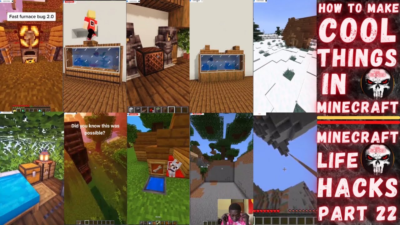 How To Make Cool Things In Minecraft | Minecraft Life Hacks #Part22 ...
