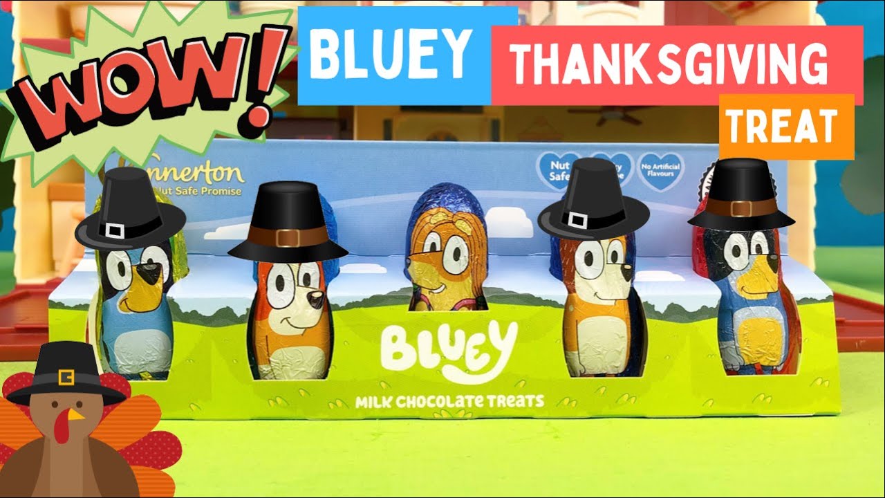 ‼️ BLUEY Thanksgiving 🦃 | Pretend Play with Bluey Toys | Disney Jr ...