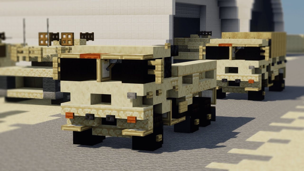 Minecraft FMTV M1083 M1078 Truck Tutorial - YouTube