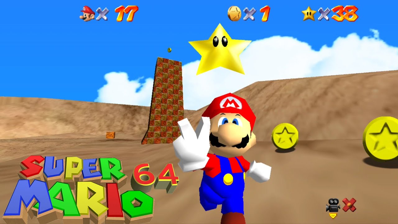 Super Mario 64 Low Gravity Mod HD Textures Full Screen 16:9 Shifting ...