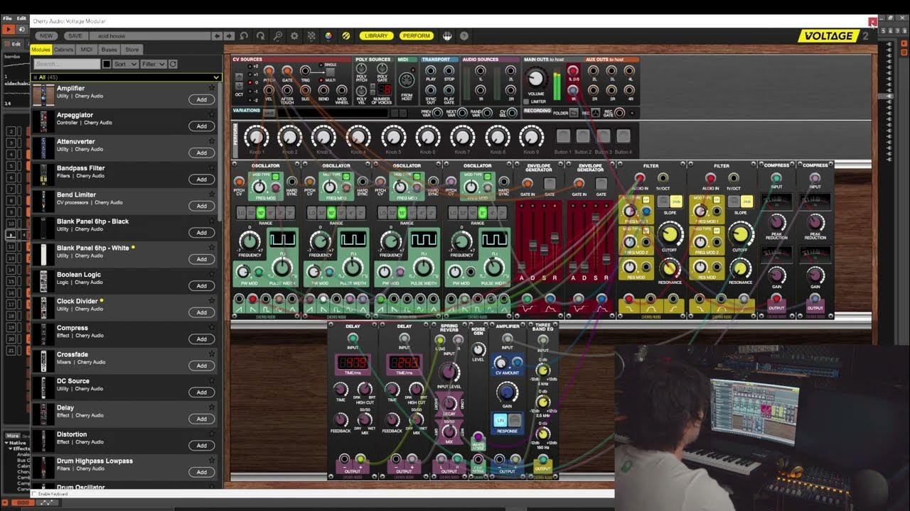 Davi DJ - Modular Feelings with VSTi Voltage Modular by Cherry Audio for KVR One Synth Challenge ...