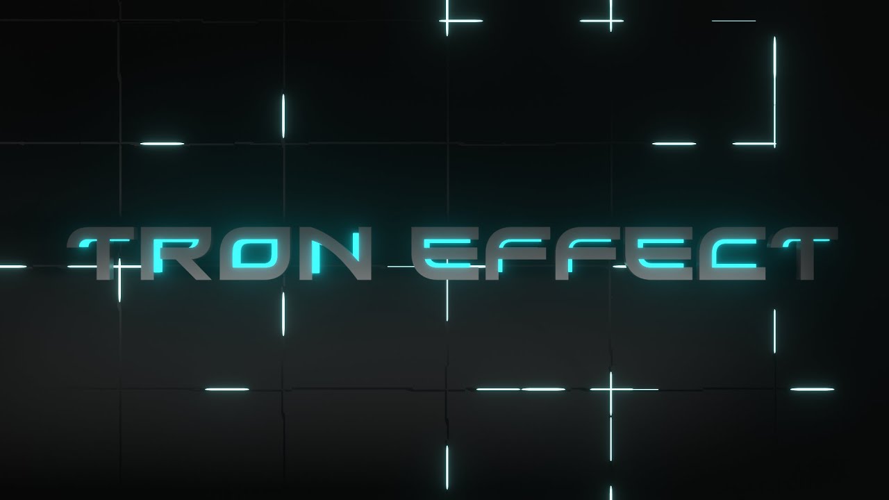 Making of Tron Effect - YouTube