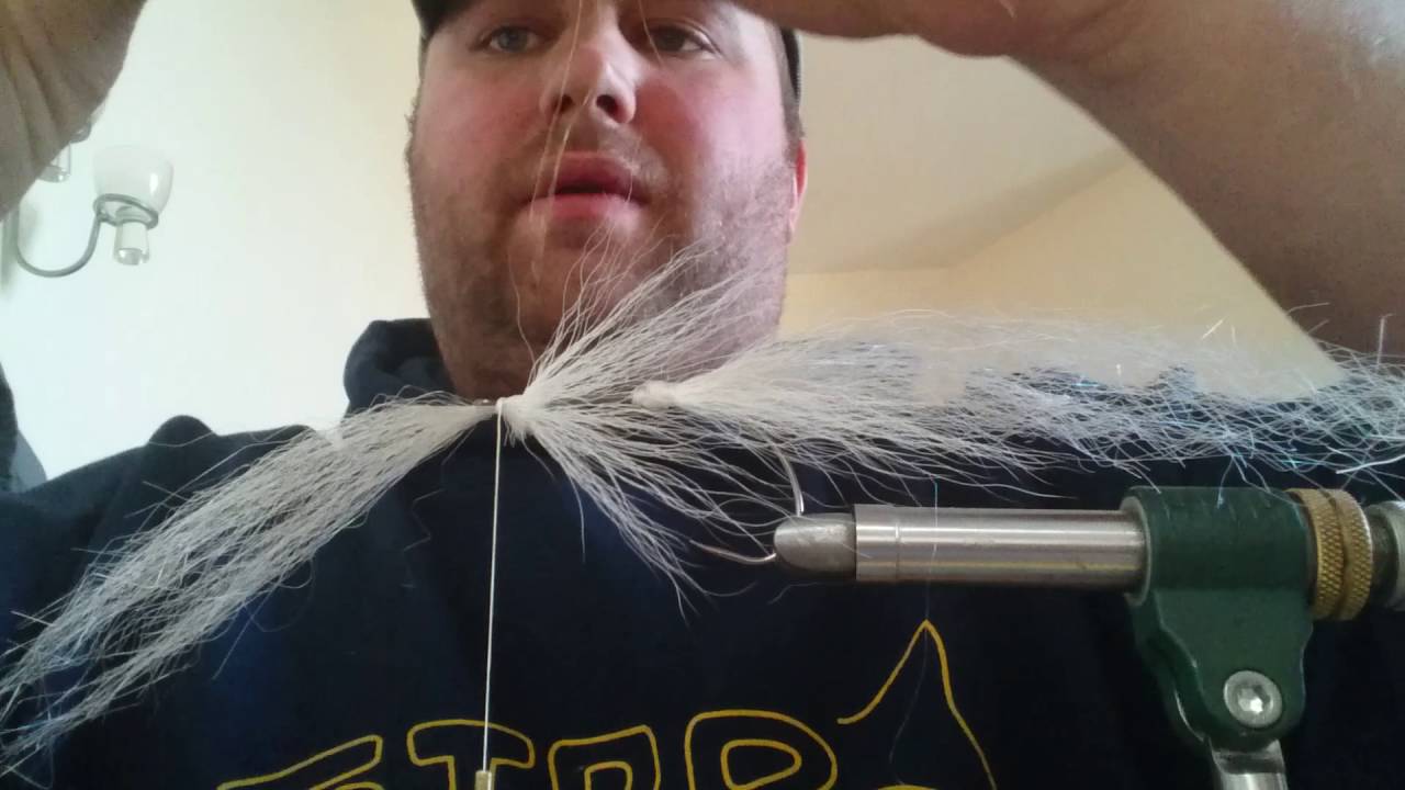 Fly tying perch imitation - YouTube