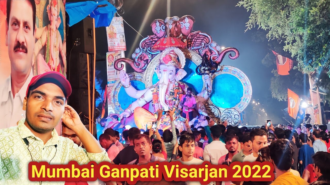 Mahaganpati Visarjan Charkop cha Raja | Gorai khadi Ganpati Visarjan ...