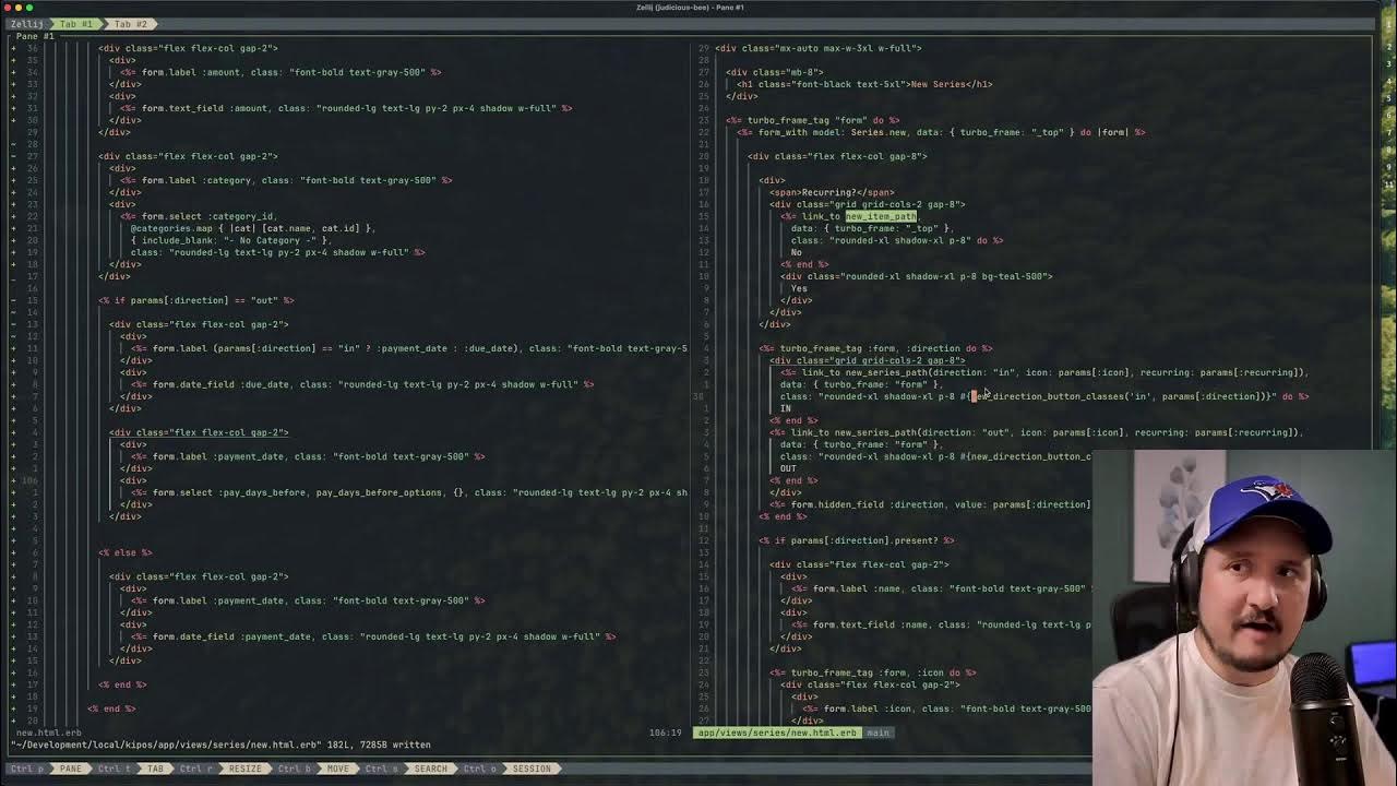 Dynamic Form Fields without JS using TurboFrames | Building a Budgeting App in Ruby on Rails 8 ...