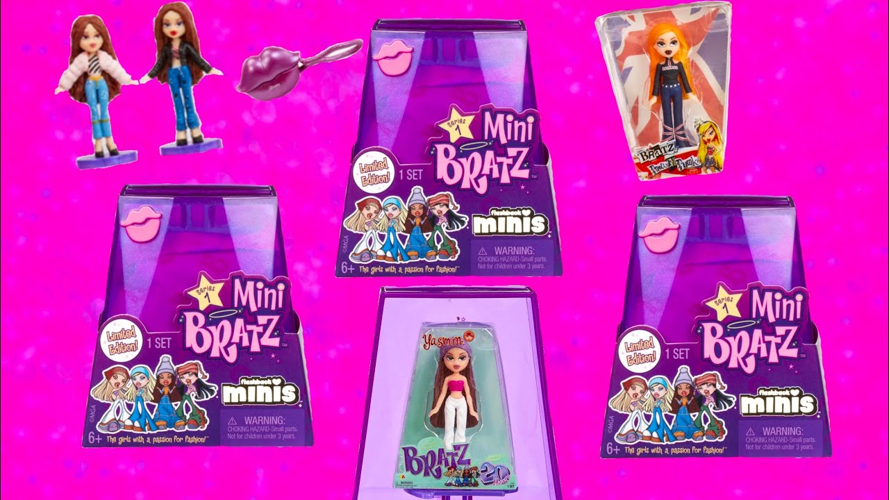 Mini Bratz series 1 flashback minis limited edition unboxing | asmr ...
