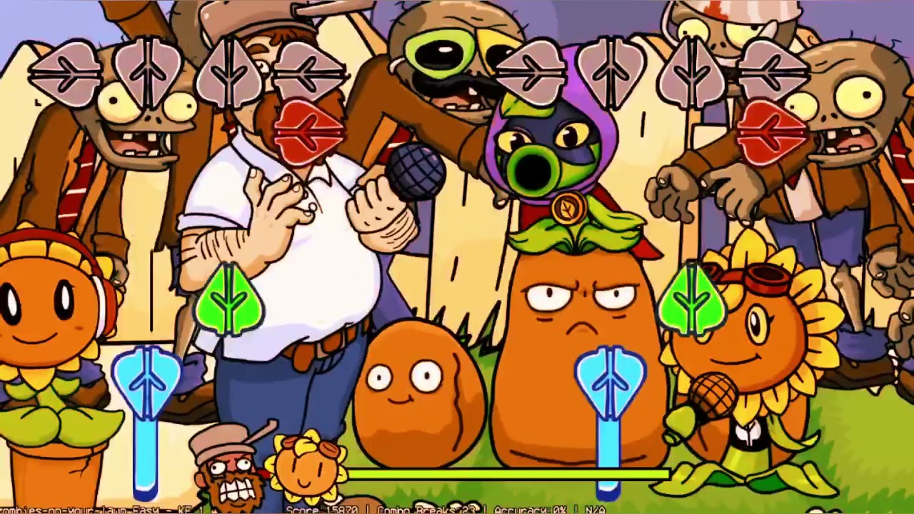 Friday Night Funkin plants vs zombies fnf mod #fnf #fnfmod #fnfhd #fnf ...