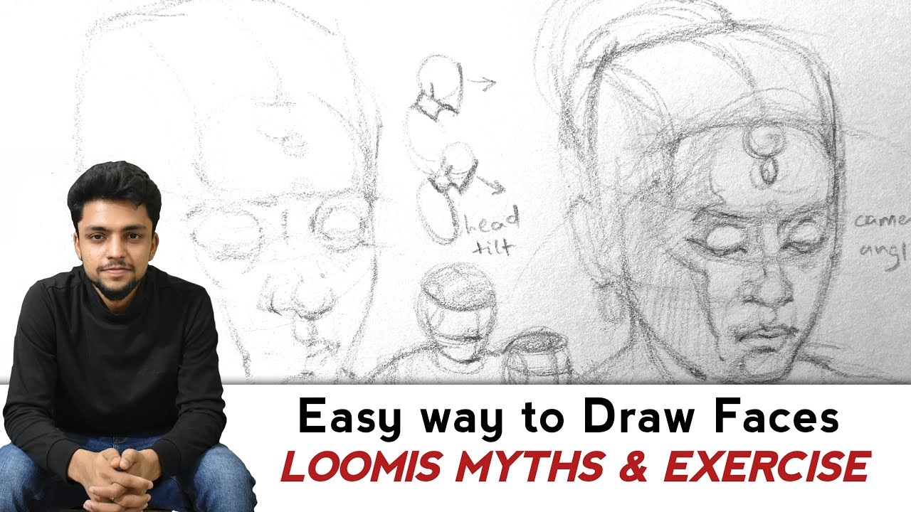 HEAD DRAWING and Exercises for Beginners - YouTube