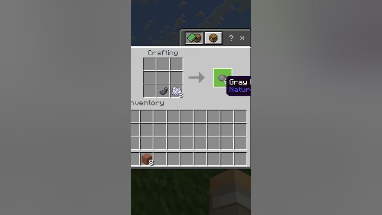 How To Make Light Gray Terracotta In Minecraft #Shorts - YouTube