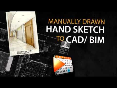 Hand Sketches to CAD Conversion - YouTube