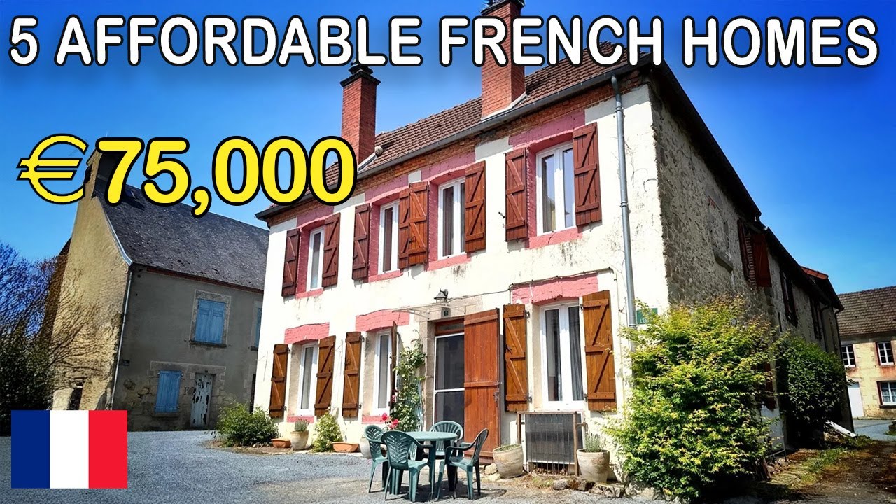 Cheapest Houses in France 2026 - Historic Properties Under €75K - YouTube