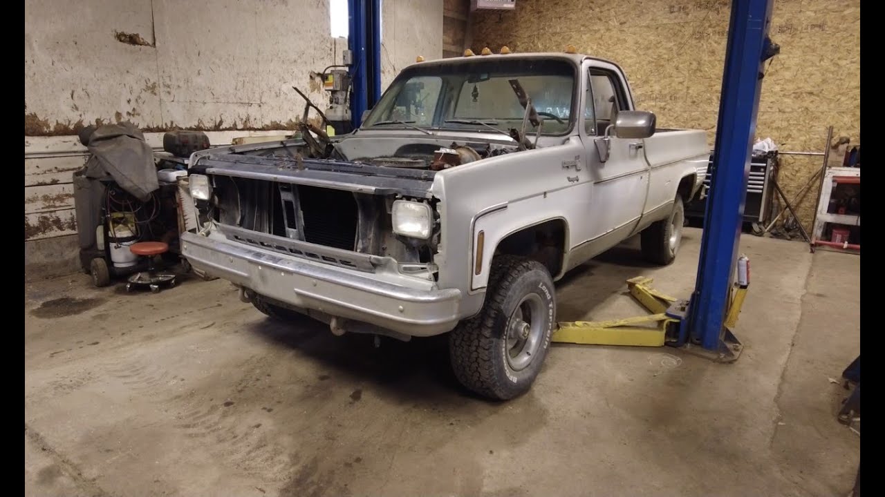 1980 Chevy Square body LS Swap: Part 1 - YouTube