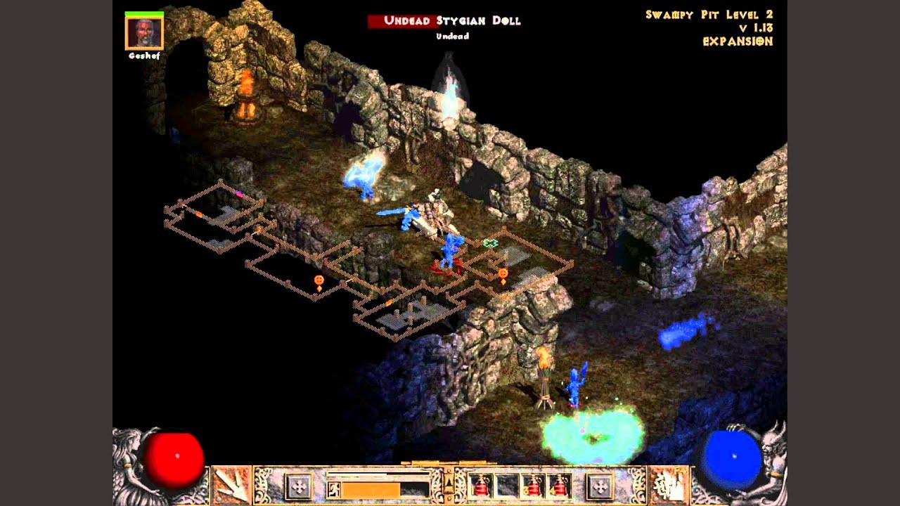 Let's Play - Diablo 2 - LOD - Episode 56 - Optional Dungeons - Swampy ...