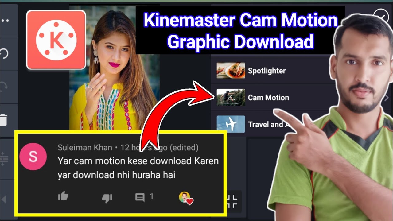 Kinemaster Cam Motion Graphic Download Video | Kinemaster me Status ...