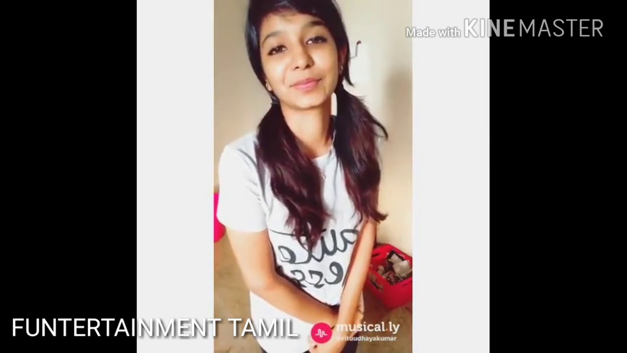 Cute Tamil Girls Dubsmash Funtertainment Tamil Ft Youtube