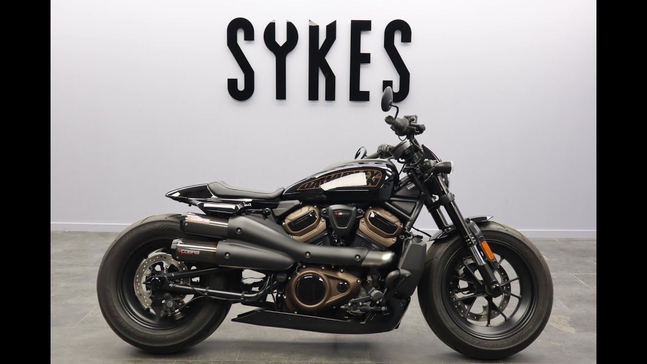2022 Harley-Davidson Sportster S in Vivid Black with Cobra Exhausts ...