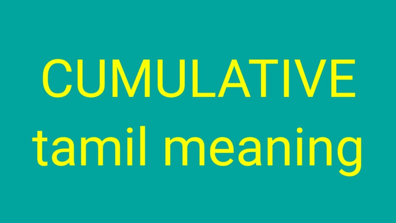 CUMULATIVE Tamil Meaning sasikumar YouTube cumulative-tamil-meaning-sasikumar-youtube