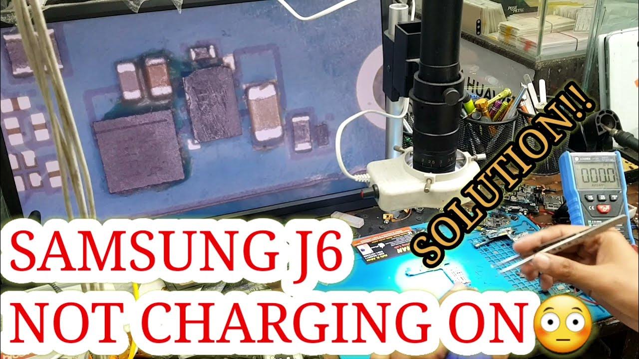 SAMSUNG J6 CHARGING PROBLEM 💯 SOLUTION - YouTube